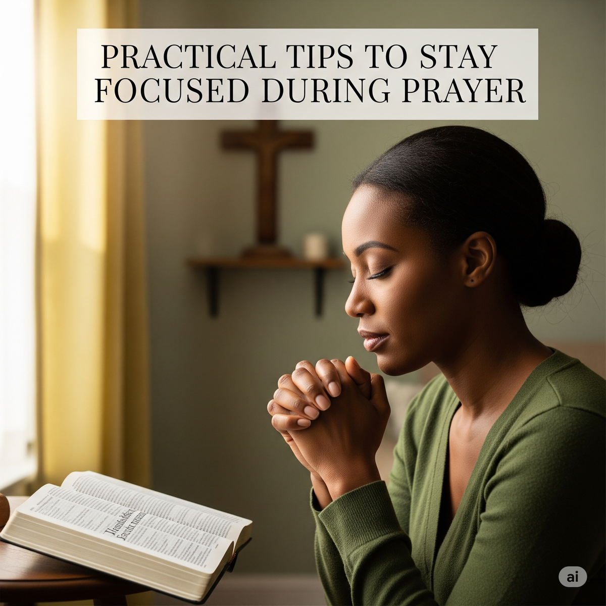 How to Stay Focused During Prayer Time – Premier Glory Wear